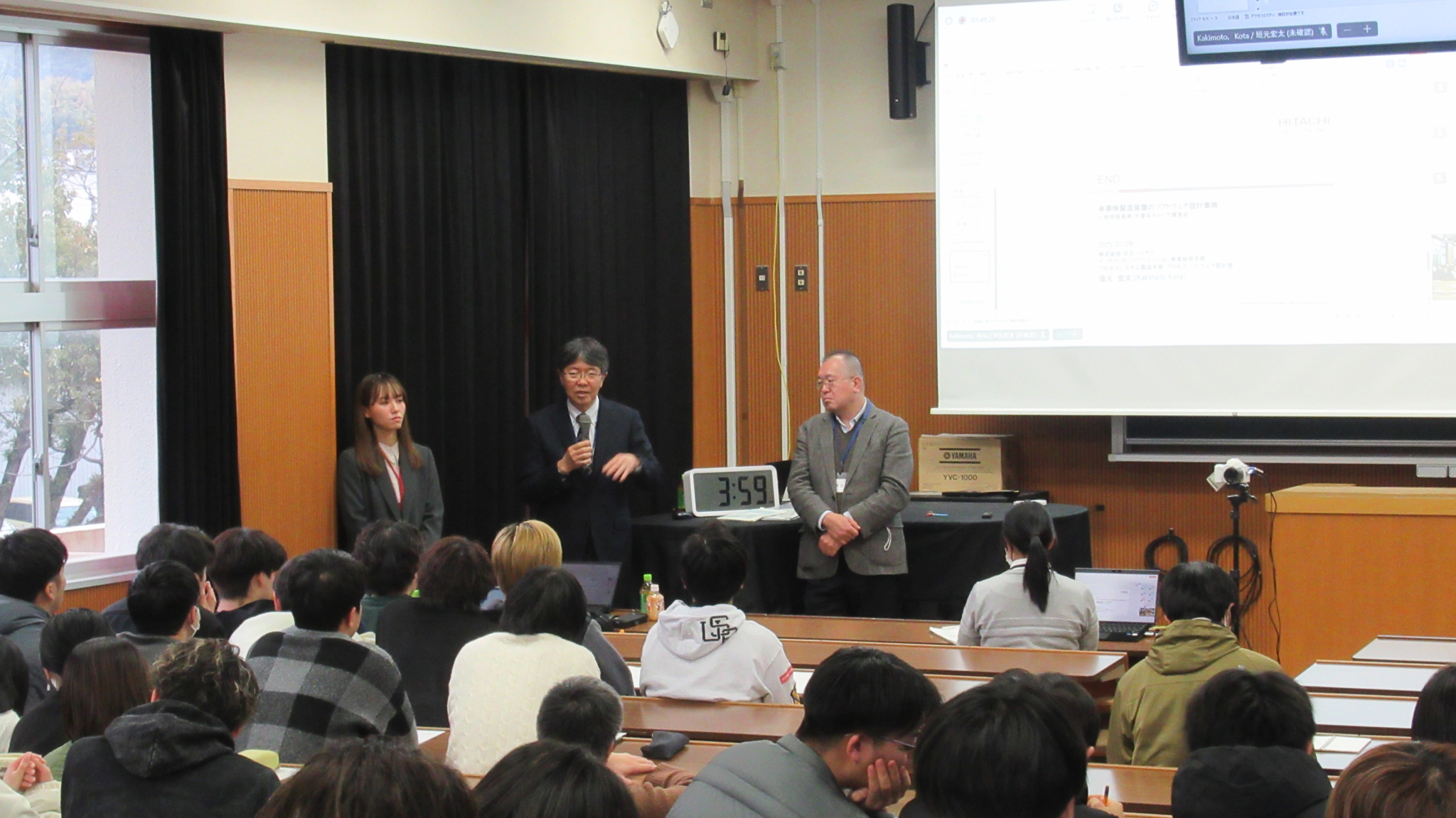 JEITA半導体部会/SEAJによるキャリア講演会が開催されました - 佐世保工業高等専門学校